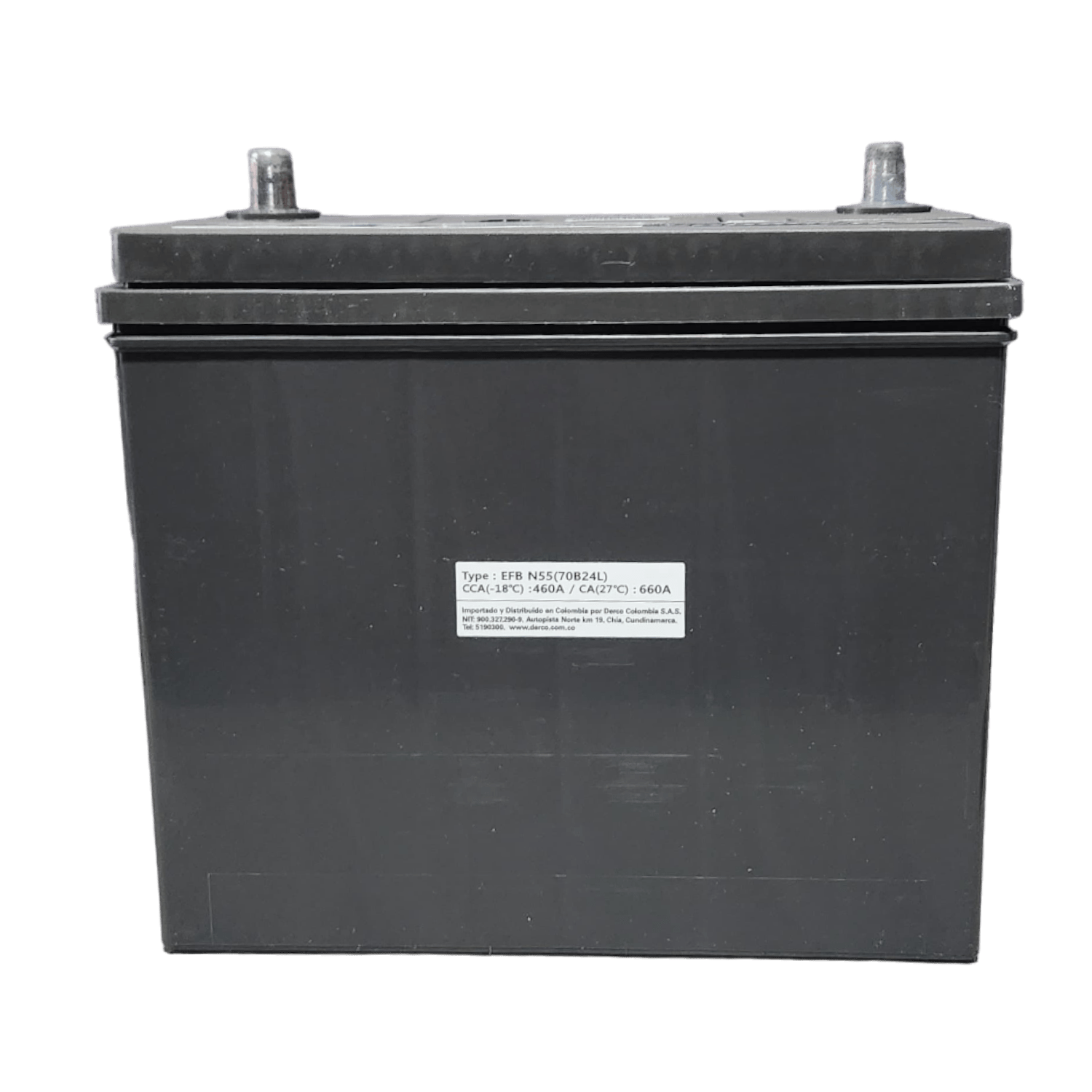 BATERÍA PARA CARRO HANKOOK EFB SE N55(70B24L) CAJA N 60 - 45AH 460CCA ...