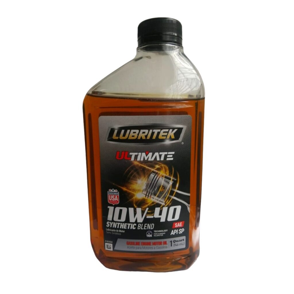 Aceite 10w 40 Lubritek - Cuarto - Autoplanet